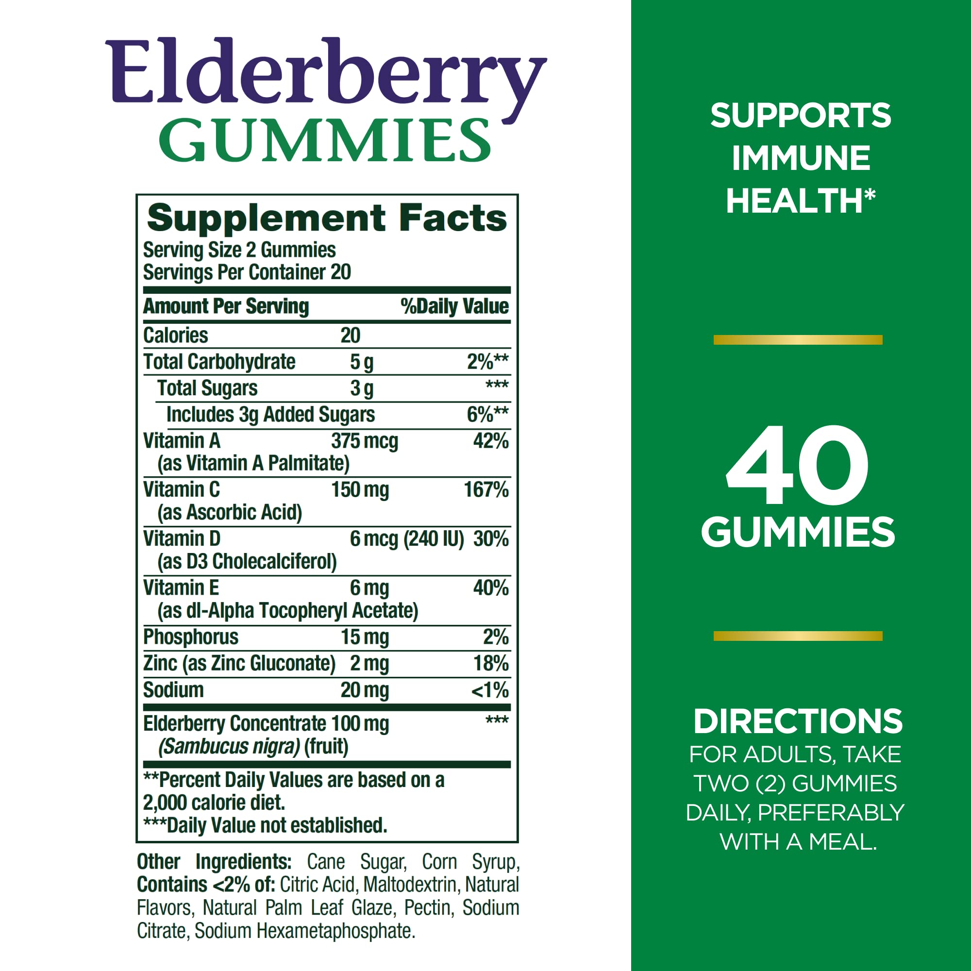 delicious elderberry gummies for health
