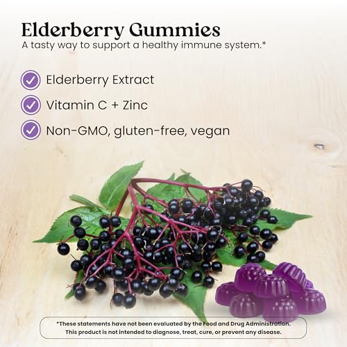 delicious elderberry gummies for health
