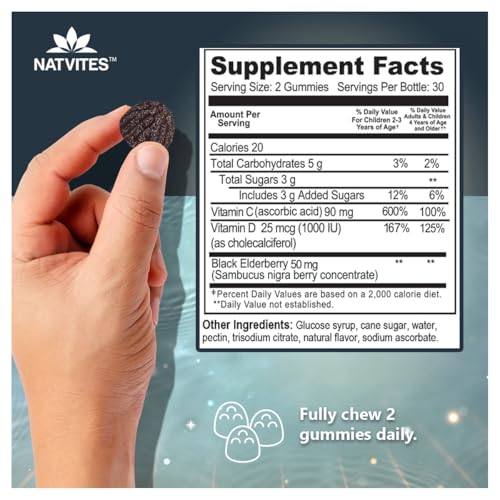 delicious elderberry gummies for immune health