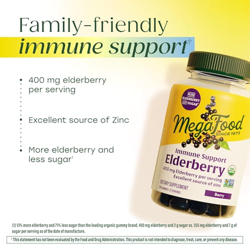 Delicious elderberry gummies for immune health