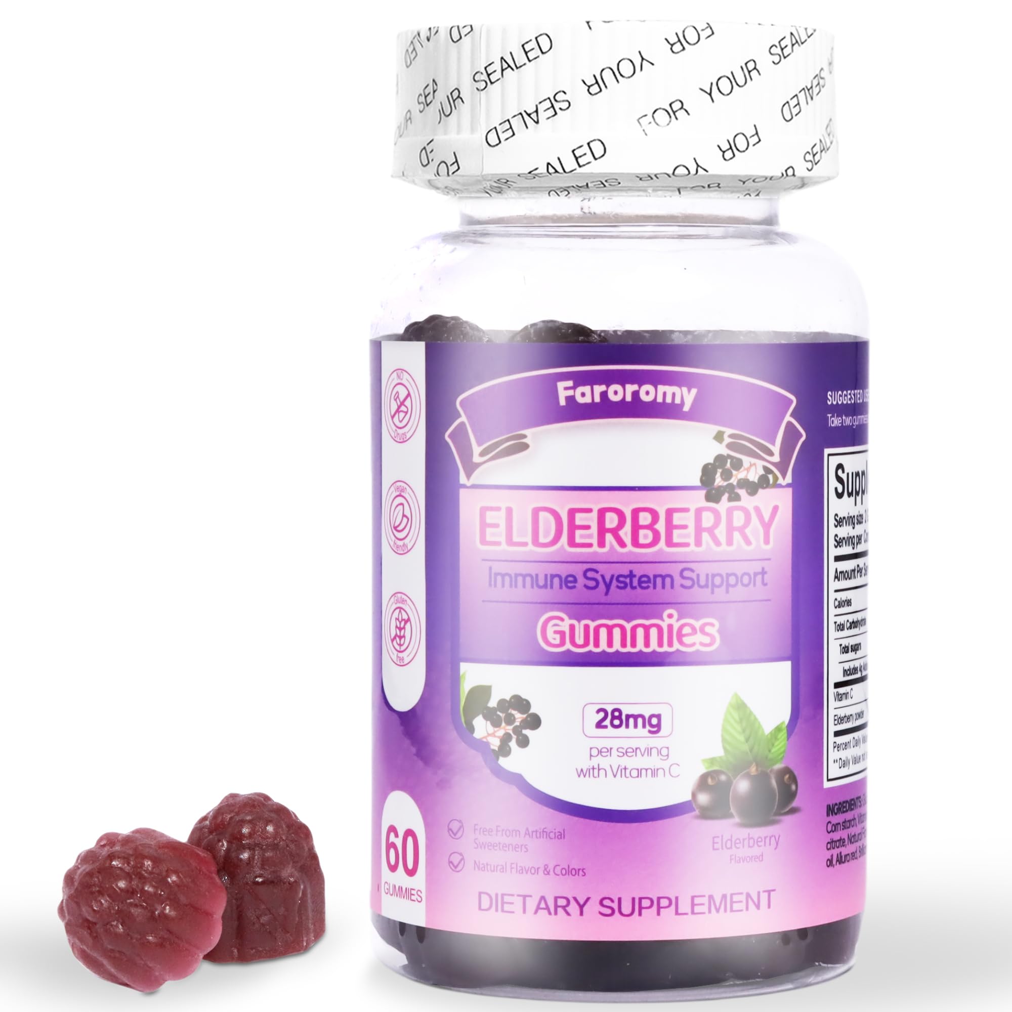 delicious elderberry gummies for immunity