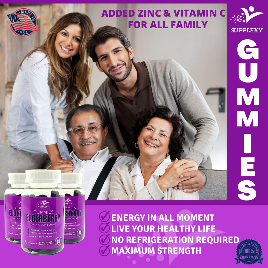 Delicious elderberry gummies for immunity