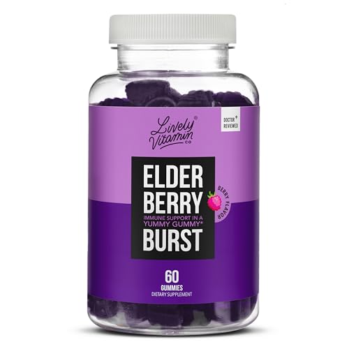 Delicious elderberry gummies for kids and adults
