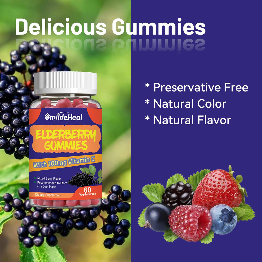 delicious elderberry gummies for kids and adults