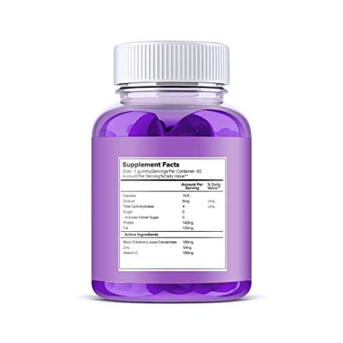 Delicious elderberry gummies for kids