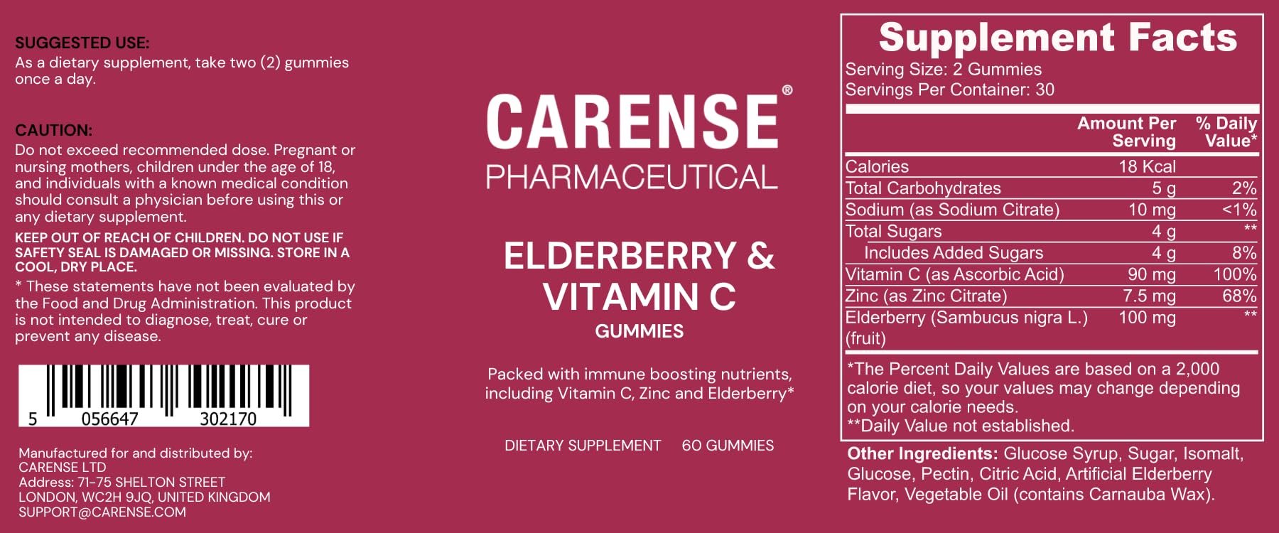 Delicious elderberry gummies for kids