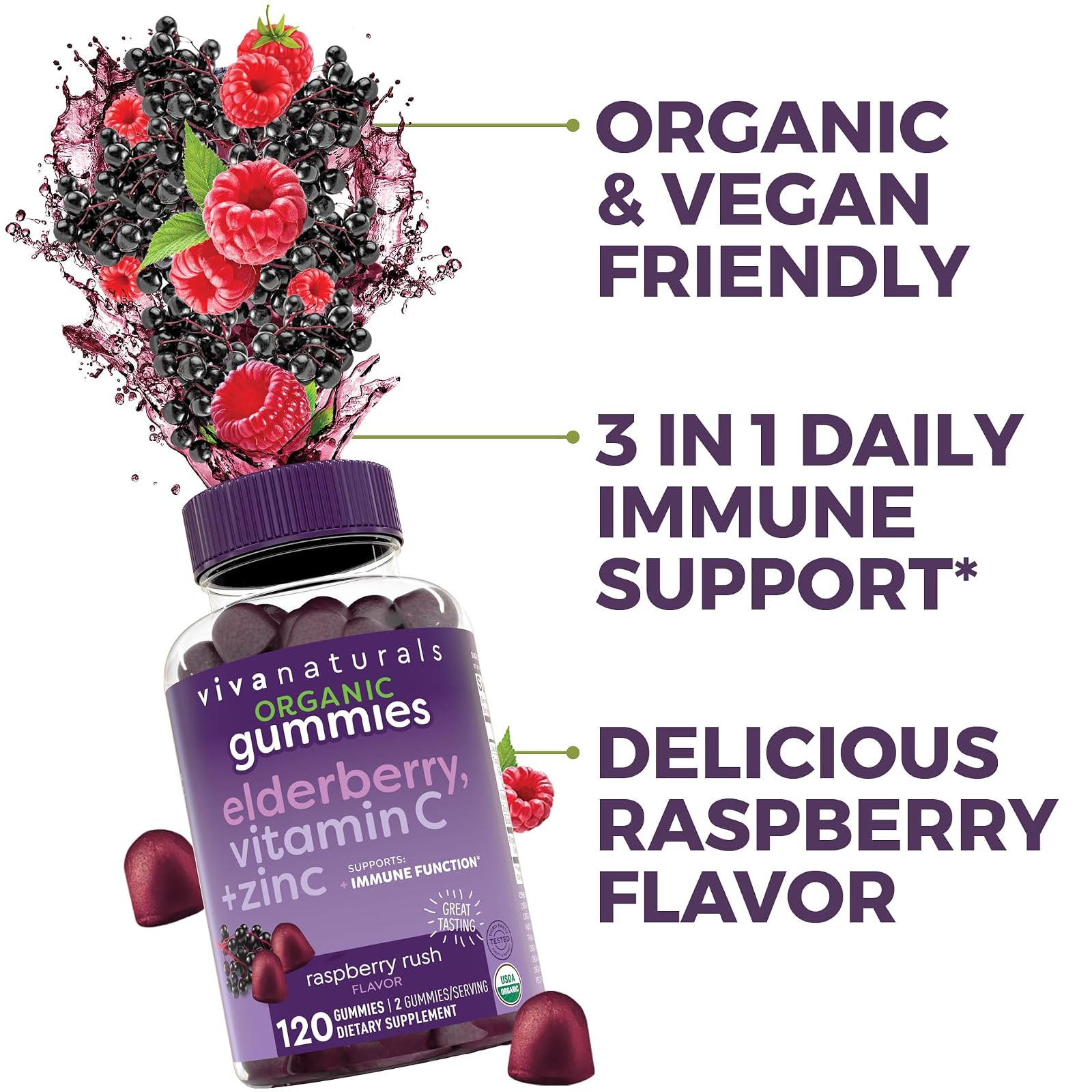 delicious elderberry gummies for kids