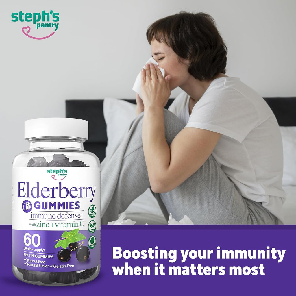 Delicious elderberry gummies for kids