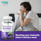 Delicious elderberry gummies for kids