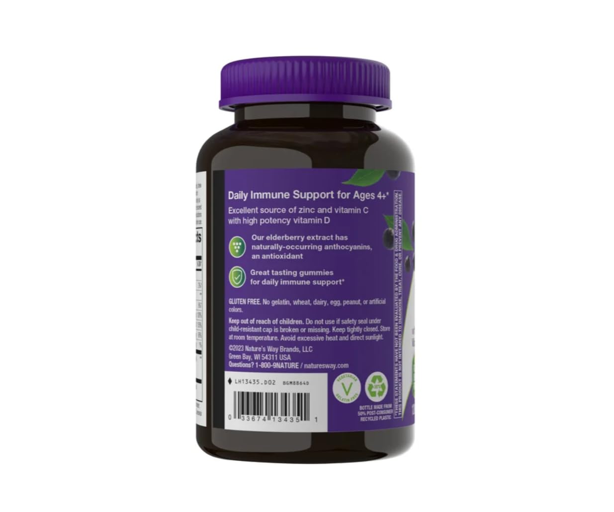 Delicious elderberry gummies for kids