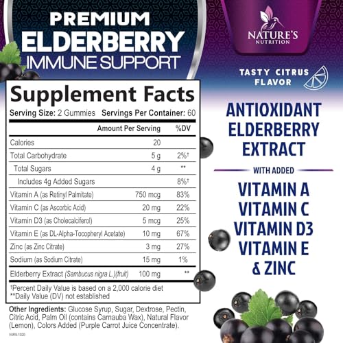 delicious elderberry gummies for kids