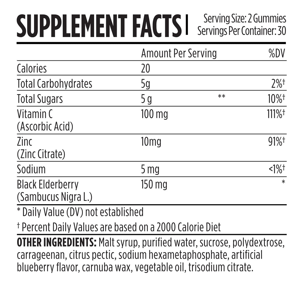 delicious elderberry gummies for the whole family