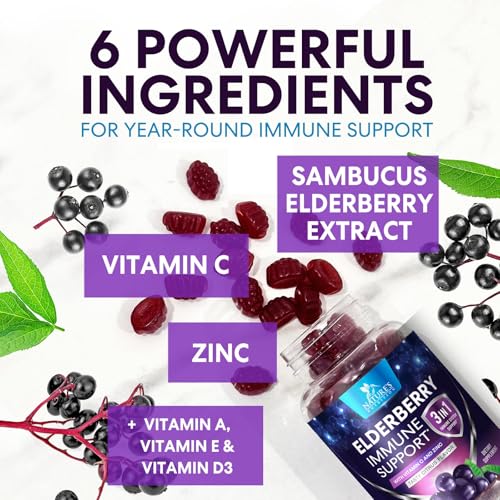 delicious elderberry gummies for wellness