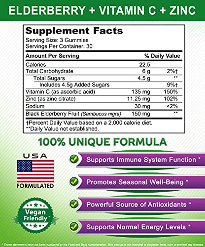 delicious elderberry gummies for wellness
