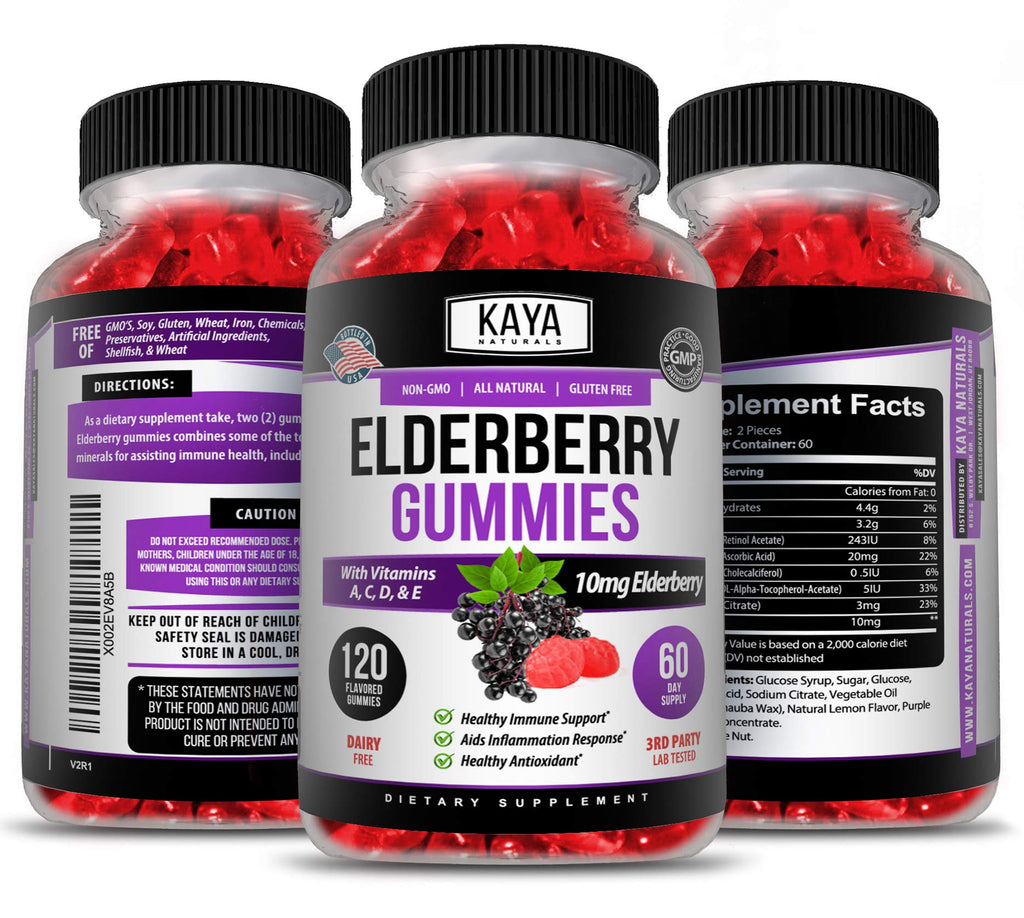 delicious elderberry gummy for kids