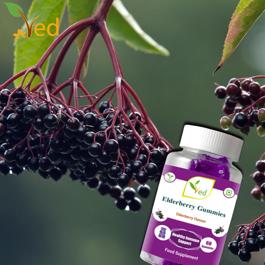 delicious elderberry gummy supplement