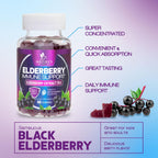 delicious elderberry gummy supplements