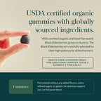 delicious elderberry gummy supplements