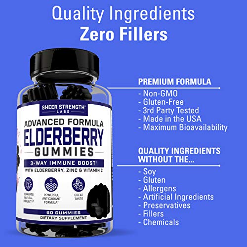 delicious elderberry gummy treats