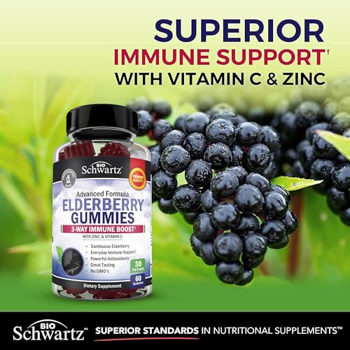 delicious elderberry gummy vitamins