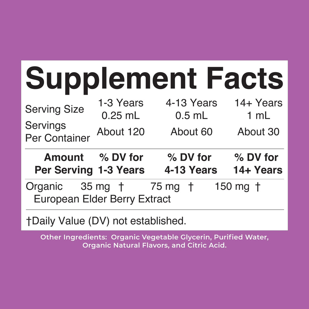 delicious elderberry health drops