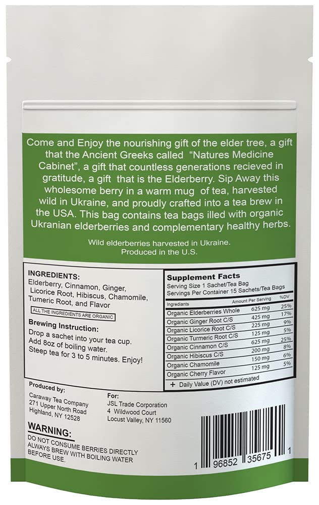 delicious elderberry herbal infusion