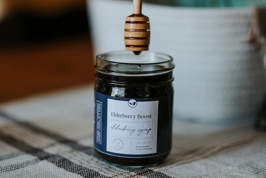 Delicious elderberry syrup for kids