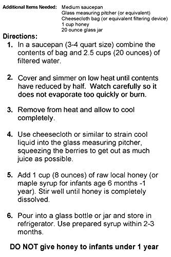 delicious elderberry syrup mix