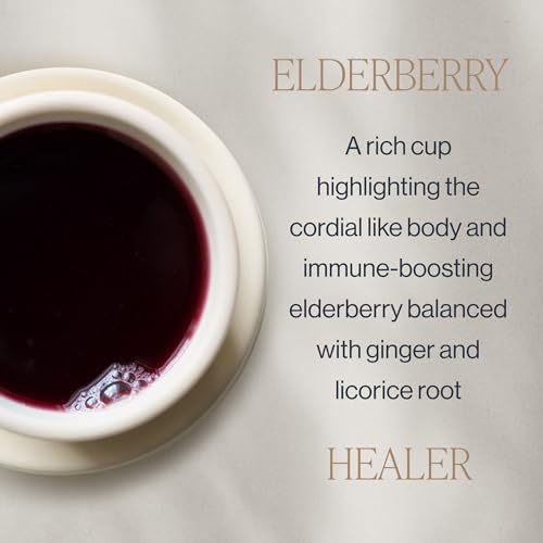 delicious elderberry tea for relaxation