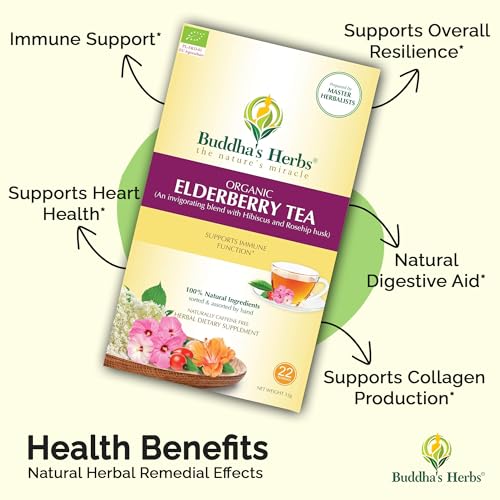 delicious elderberry tea for wellness