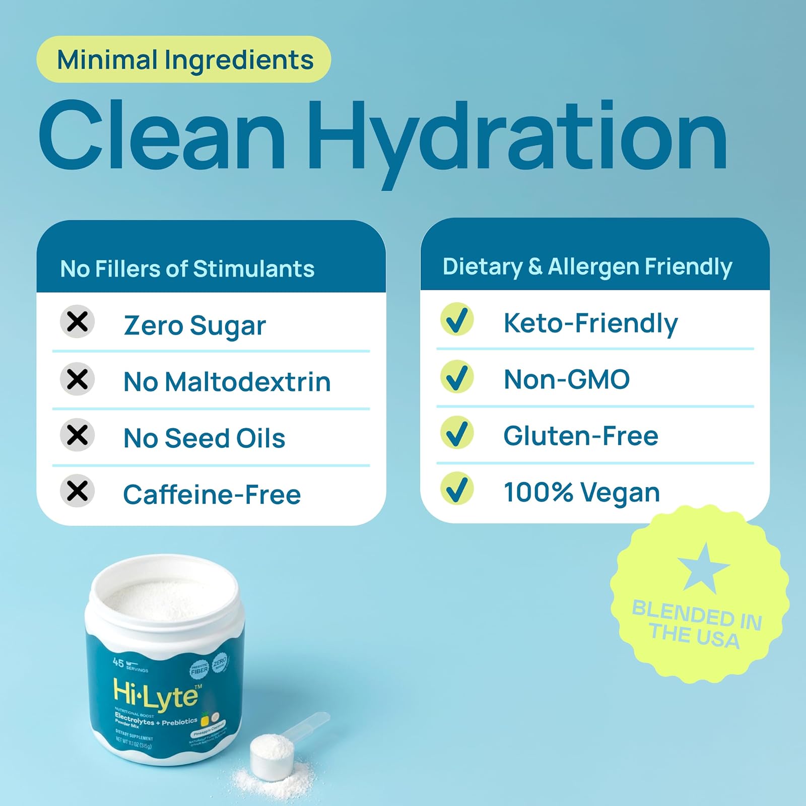Delicious electrolyte drink mix for wellness