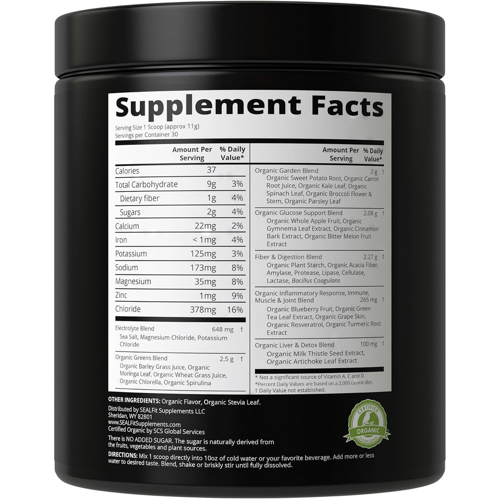 delicious electrolyte greens drink mix