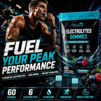 Delicious electrolyte gummies for athletes