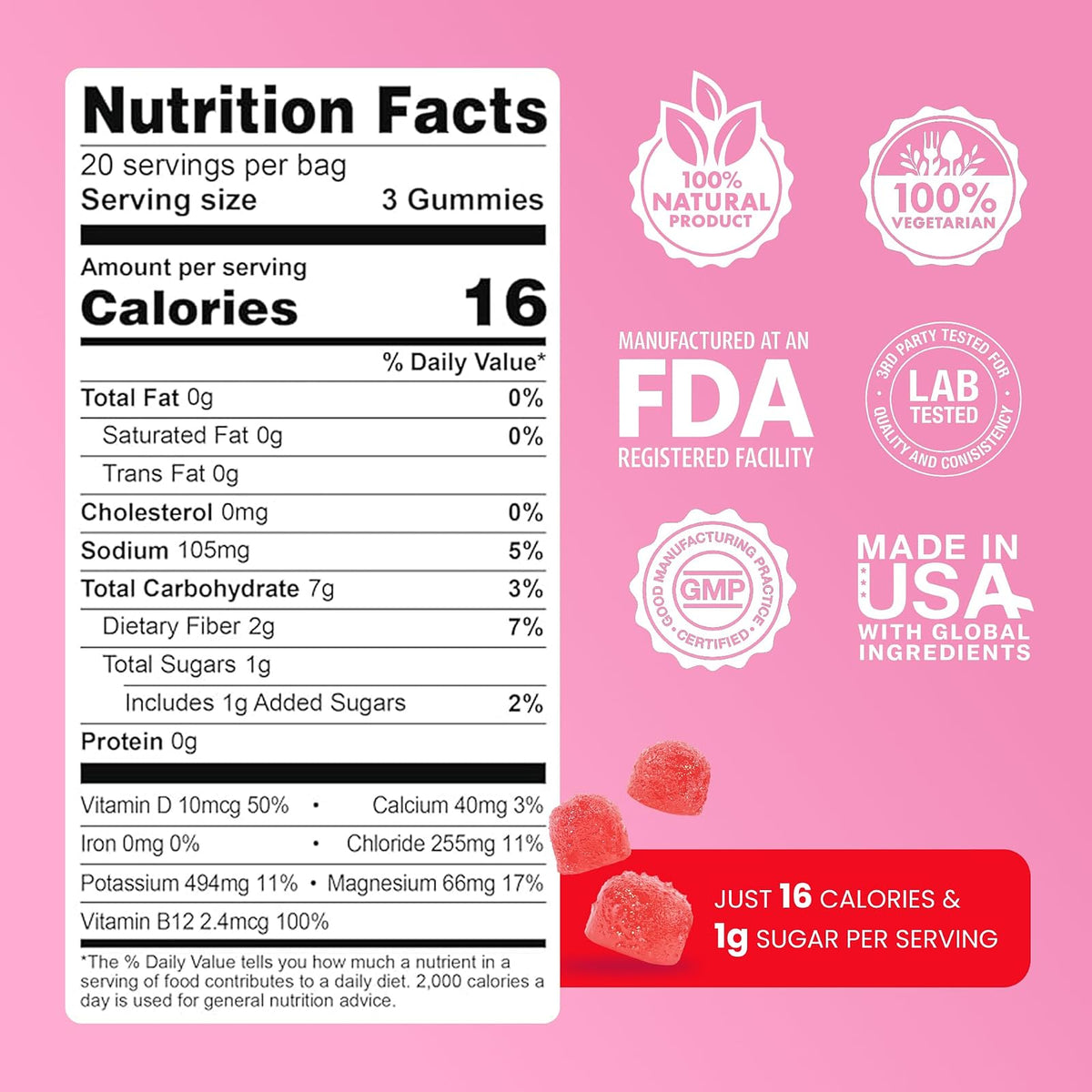 delicious electrolyte gummies for energy