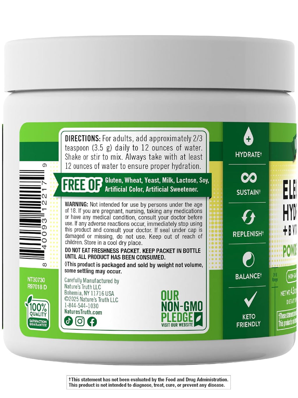 Delicious electrolyte powder for everyday use