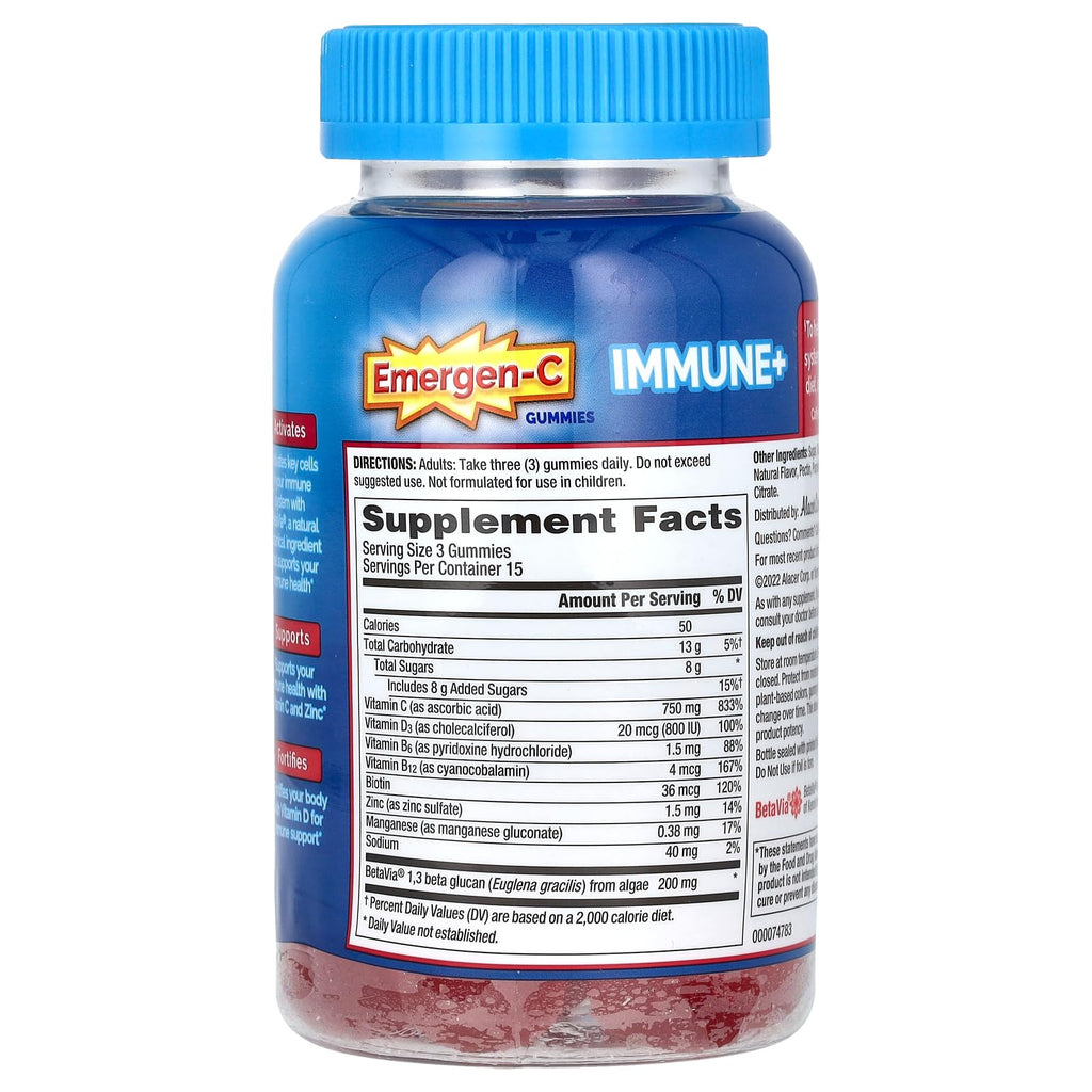 Delicious Emergen-C gummies for immunity