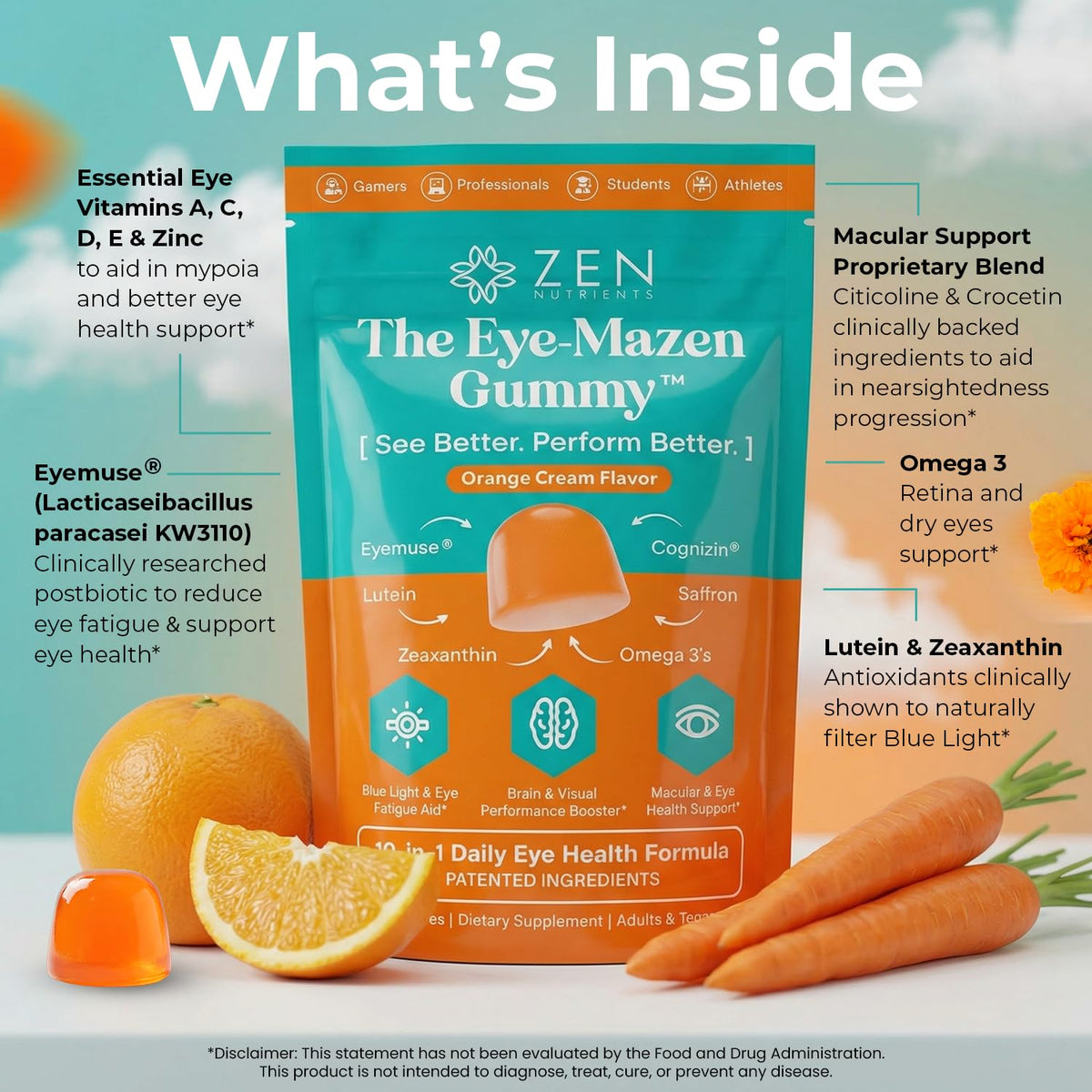 Delicious eye vitamins for adults