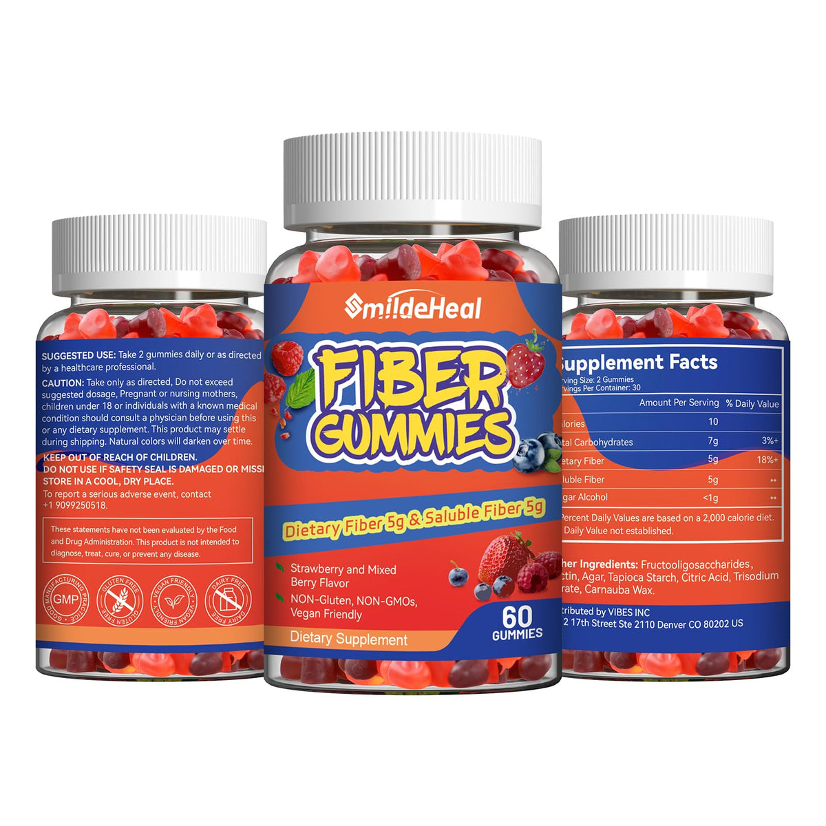 delicious fiber gummies for daily intake