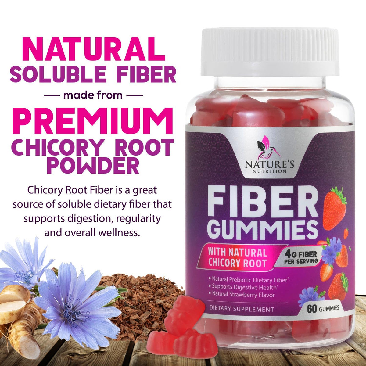 delicious fiber gummies for daily intake