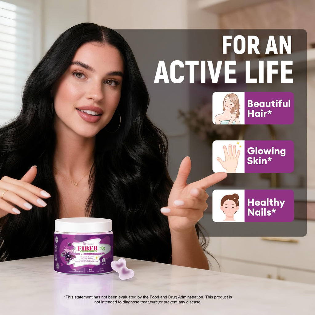 Delicious fiber gummies for daily use