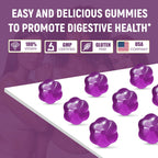 Delicious fiber gummies for easy digestion