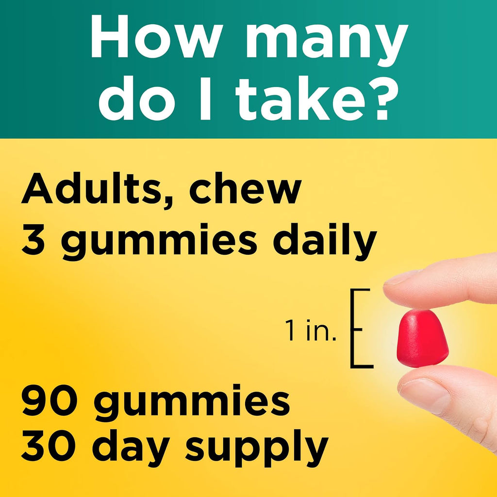 Delicious fiber gummies for gut health