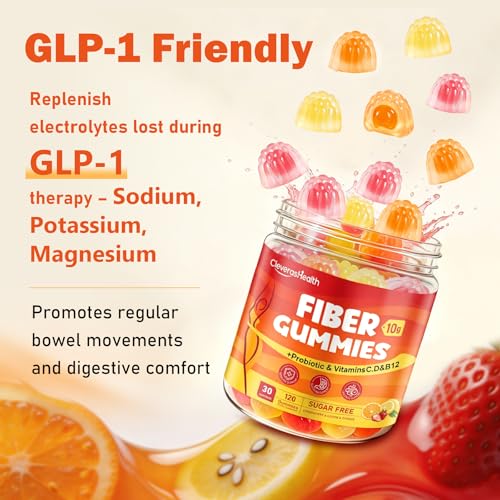 Delicious fiber gummies for regularity