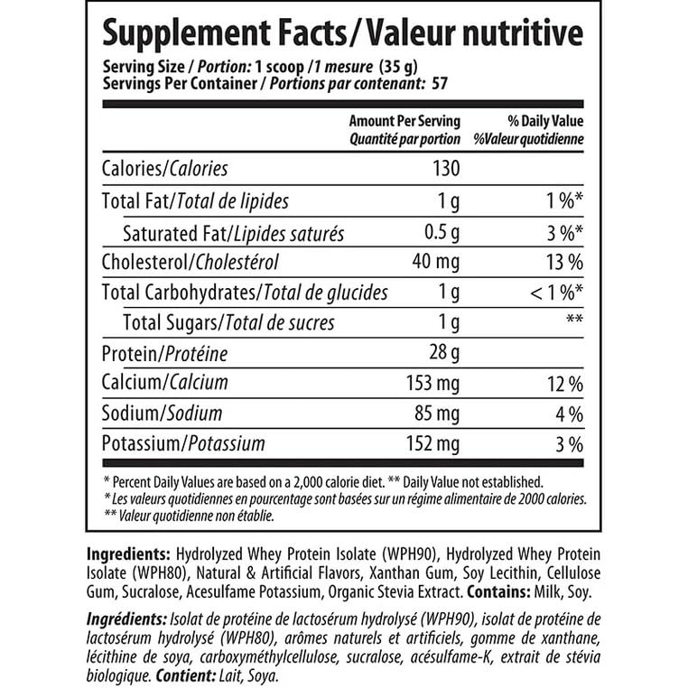 delicious flavours of Hydropure whey