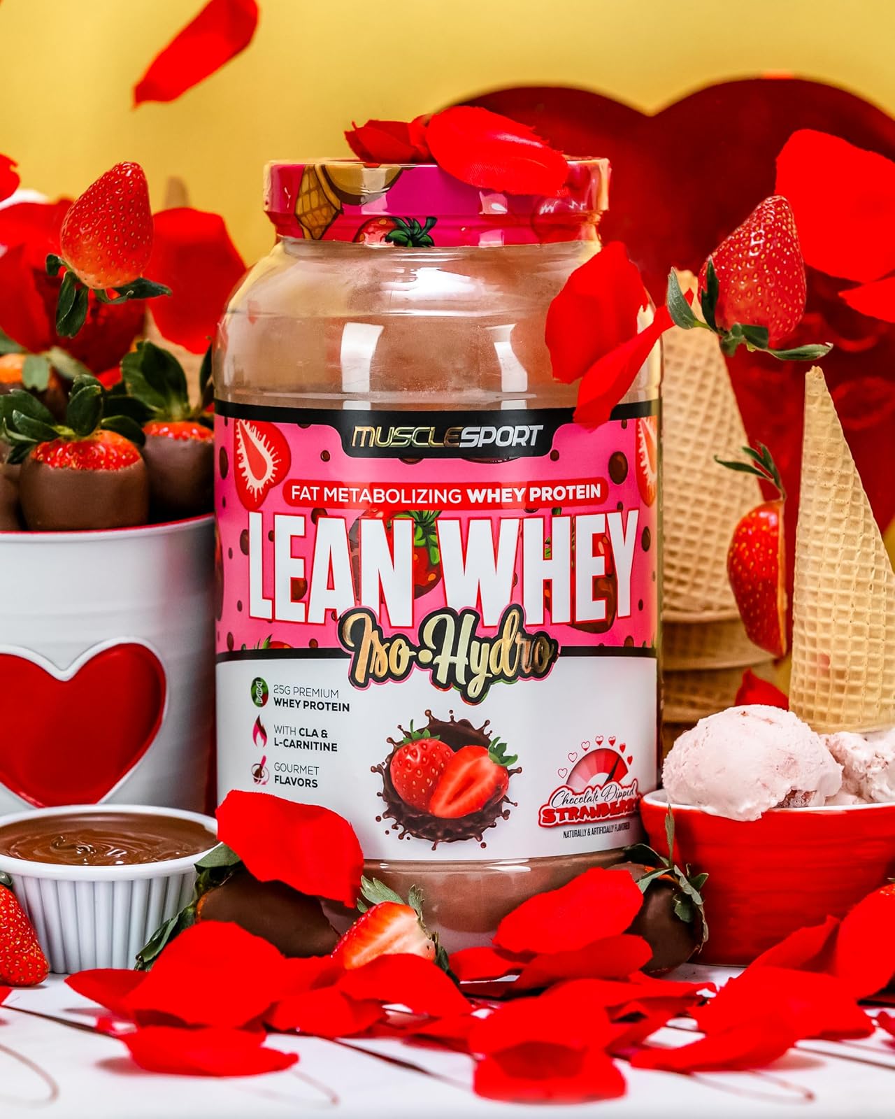 Delicious flavours of MuscleSport whey