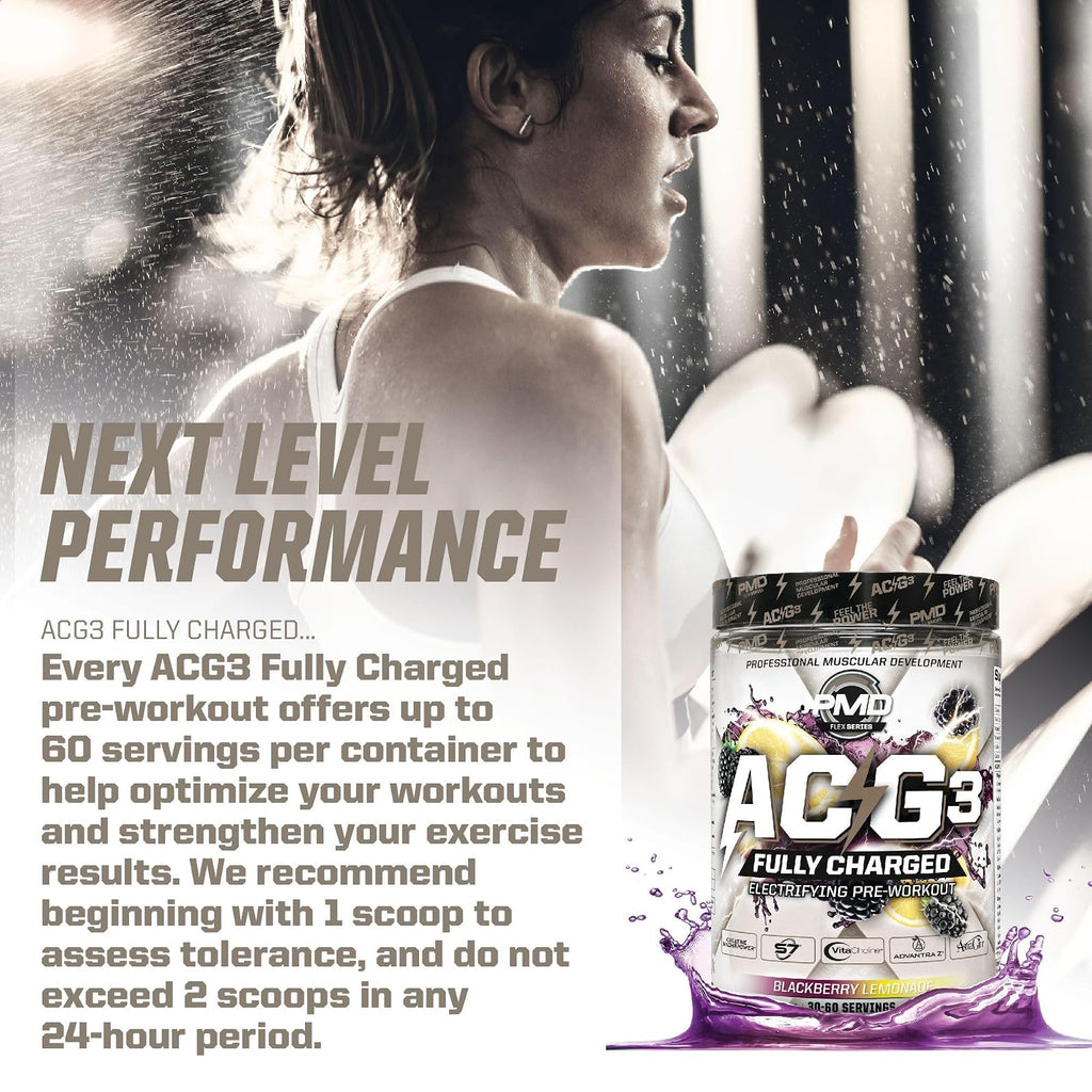 delicious flavours of PMD pre workout