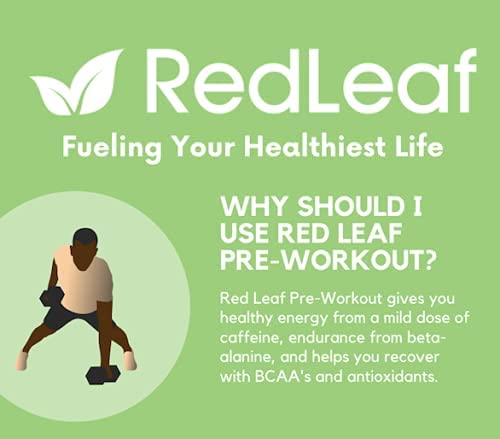Delicious flavours of Red Leaf pre-workout energizer