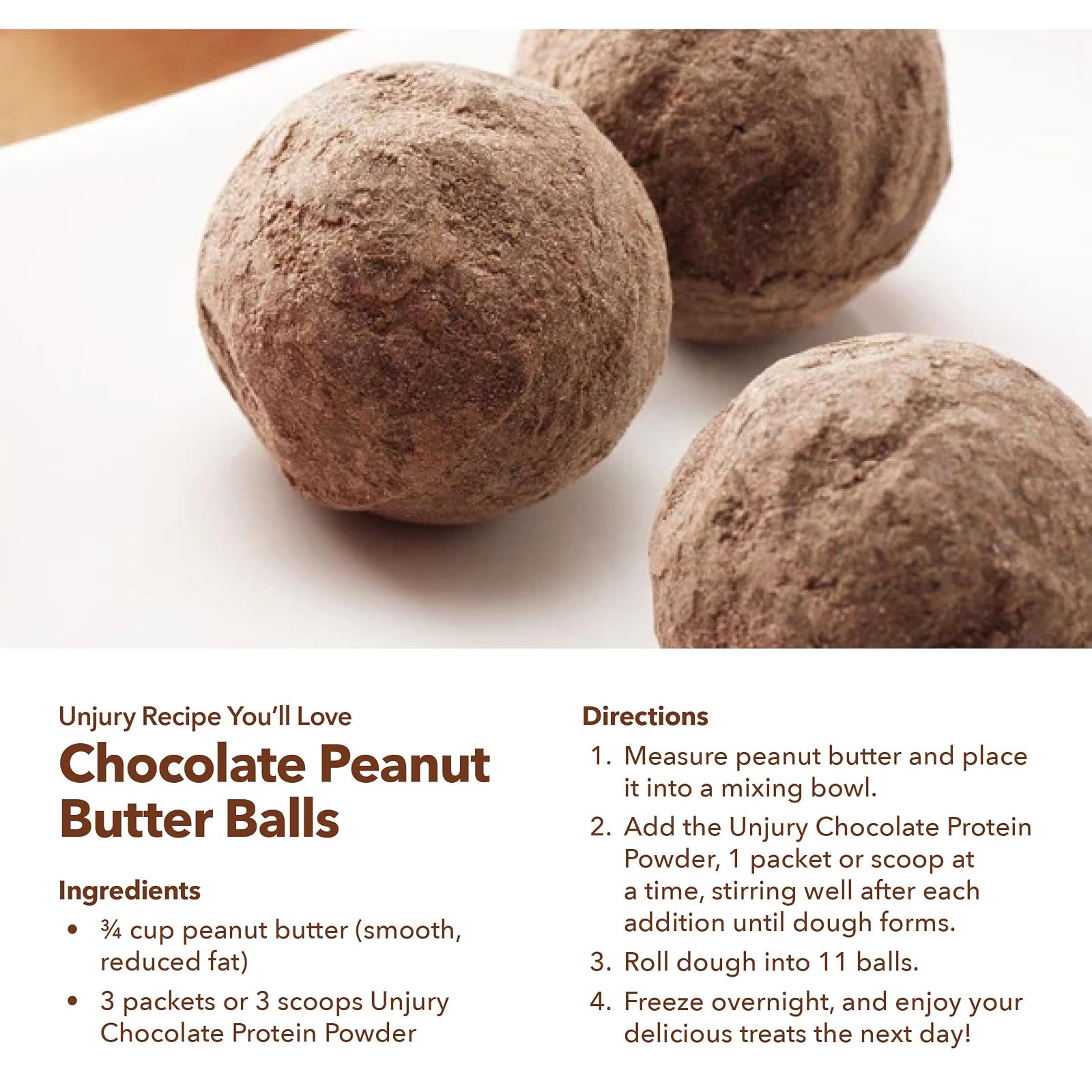 delicious flavours of Unjury whey protein