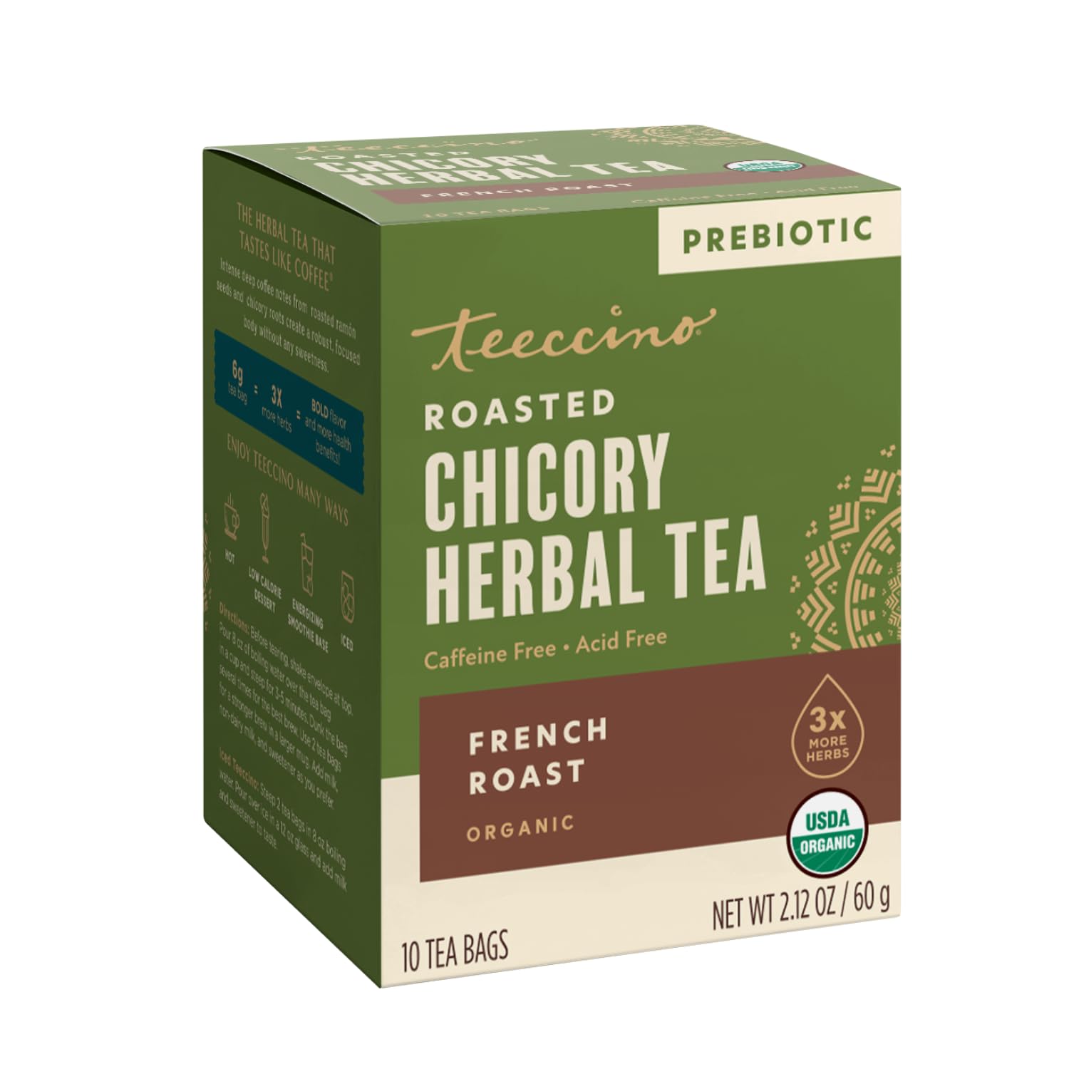 delicious French roast herbal infusion