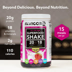 delicious French vanilla protein drink